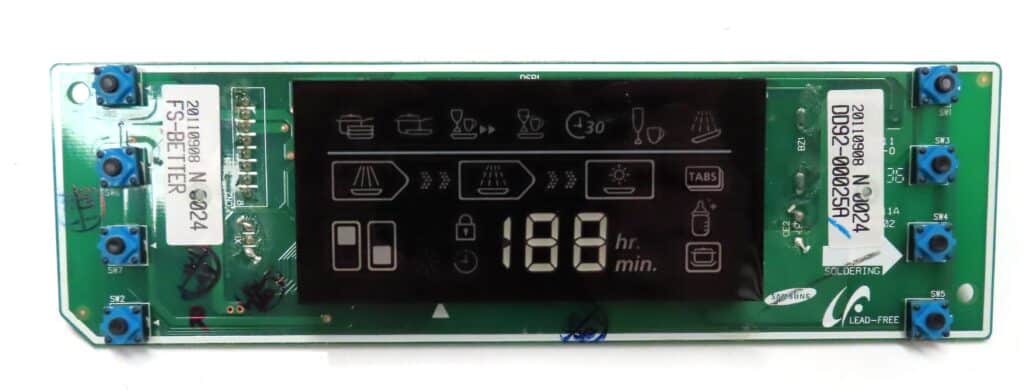 SAMSUNG DISHWASHER DISPLAY PCB