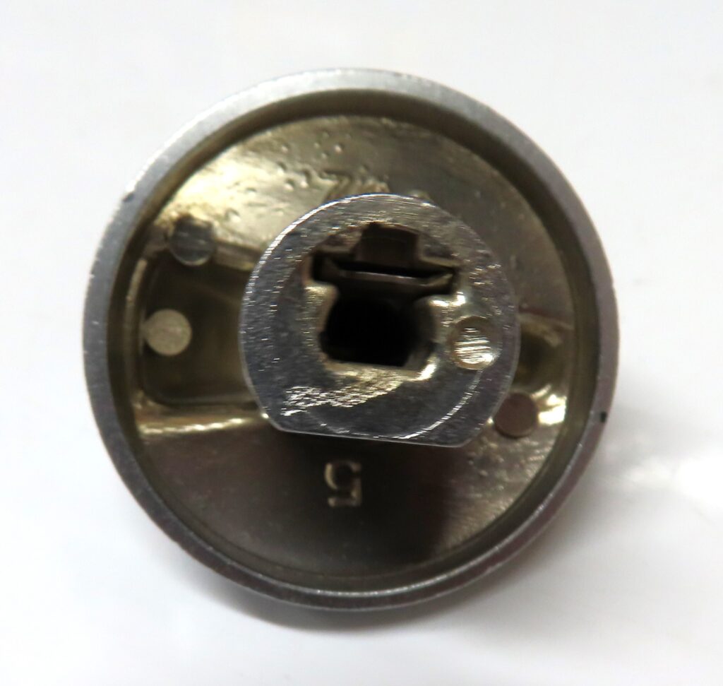 OMEGA GAS COOKTOP KNOB STAINLESS STEEL