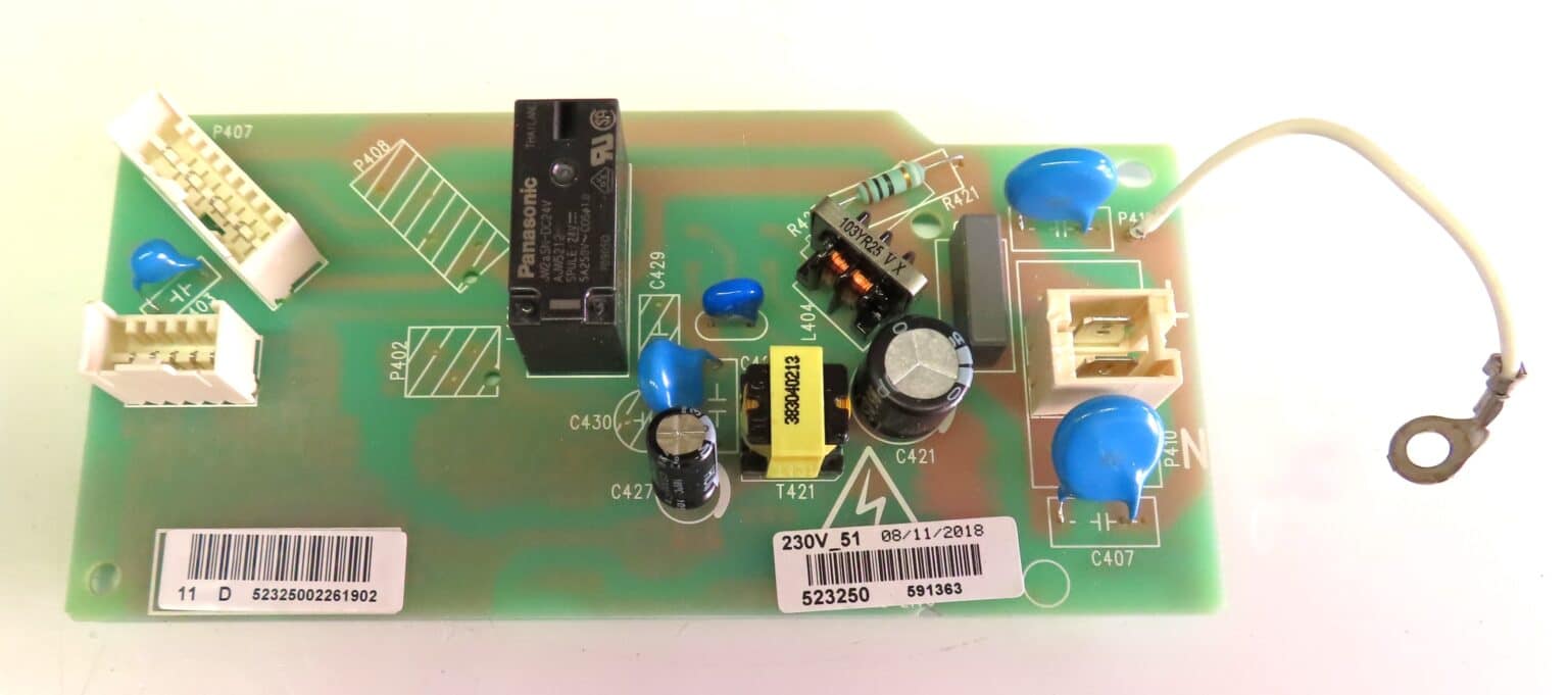 FISHER & PAYKEL DISHWASHER MAIN PCB 523250P