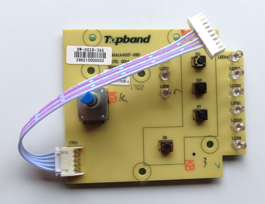 BELLINI DISHWASHER DISPLAY PCB