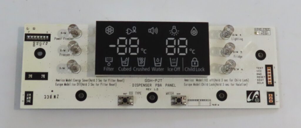 SAMSUNG FRIDGE DISPLAY-LED PCB DA41-00522B