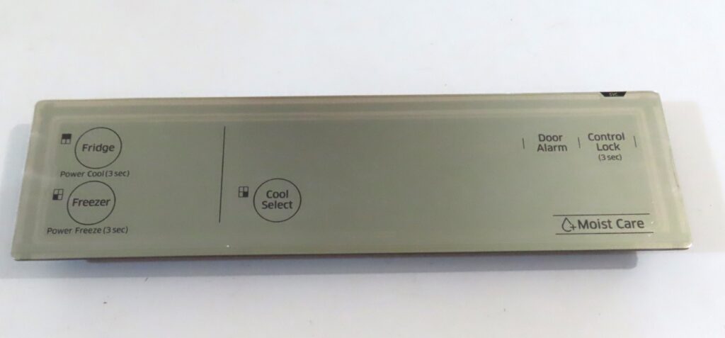 SAMSUNG FRIDGE CONTROL PANEL COVER/FACE DA97-14768U