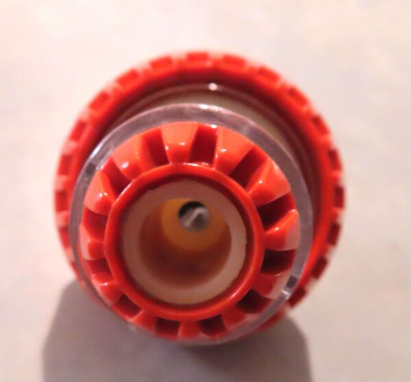 Tesla 3 Pin Flat 10amp Plug ORANGE TP310